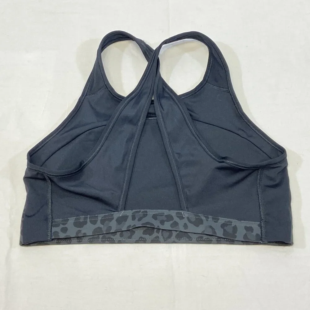 Nike | Intimates & Sleepwear | Nike Drifit Leopard Print Swoosh Sports ...